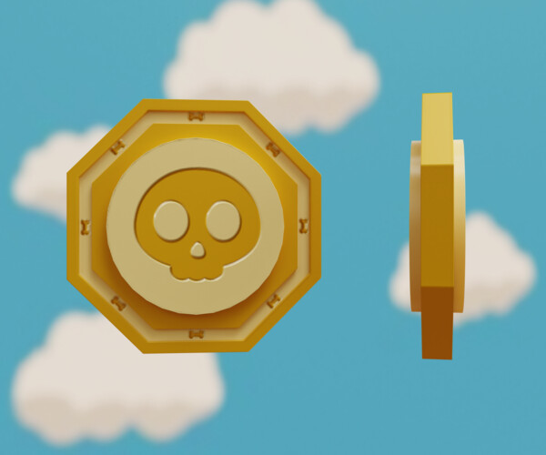 ArtStation - Cartoon Coins Pack04 | Game Assets