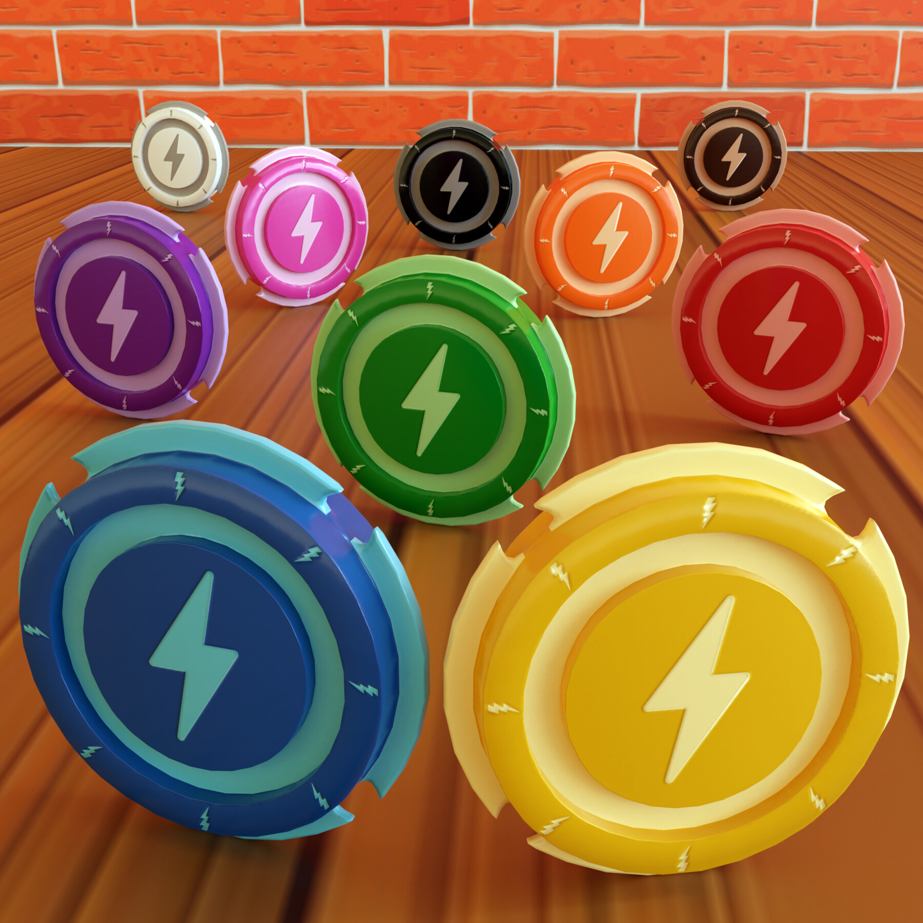 ArtStation - Cartoon Coins Pack04 | Game Assets