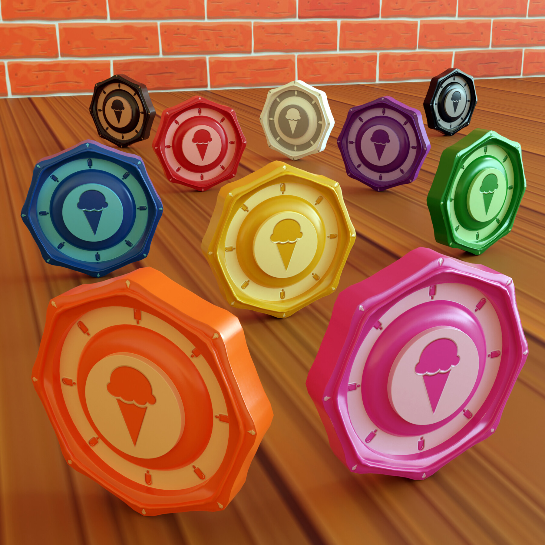 ArtStation - Cartoon Coins Pack05 | Game Assets