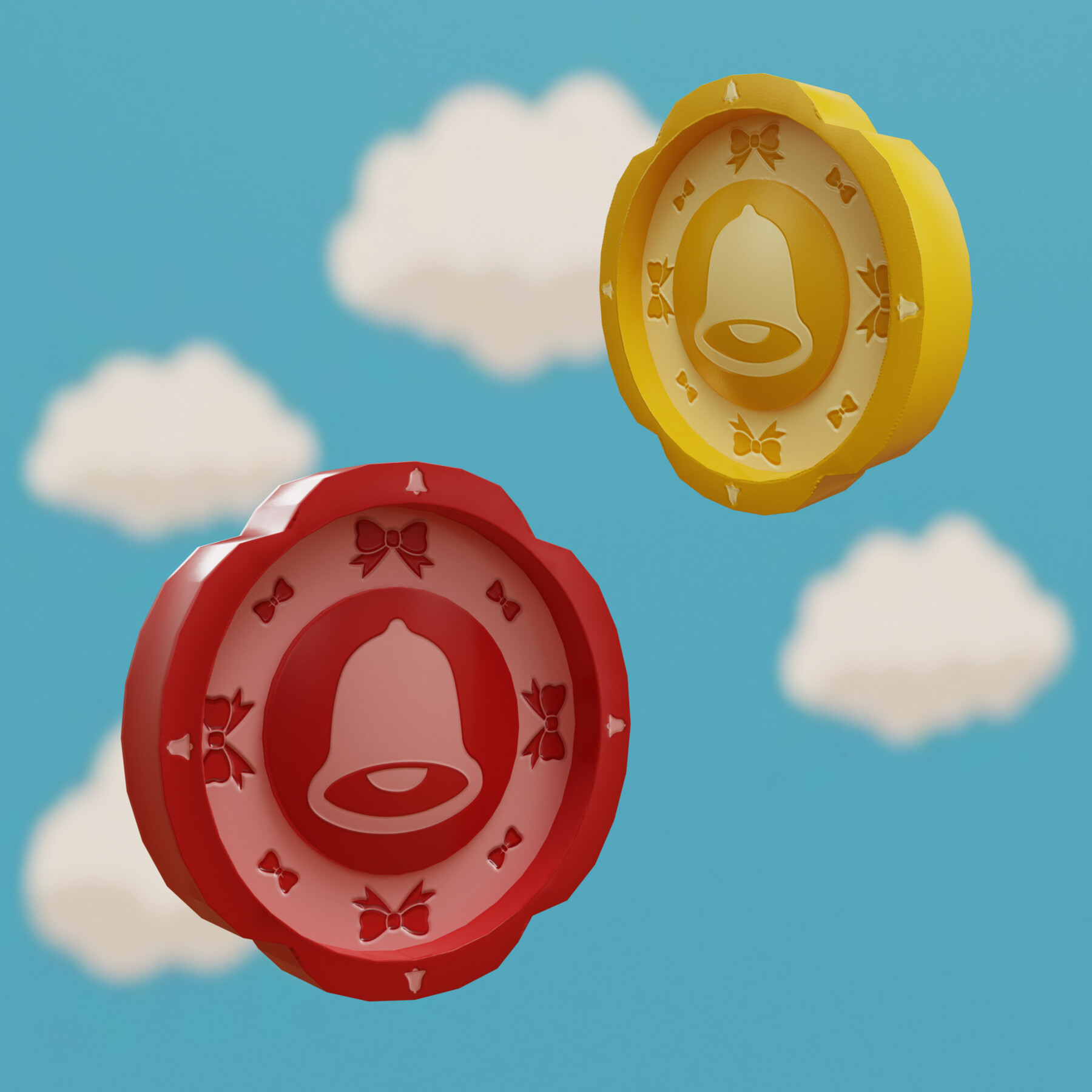 ArtStation - Cartoon Coins Pack05 | Game Assets