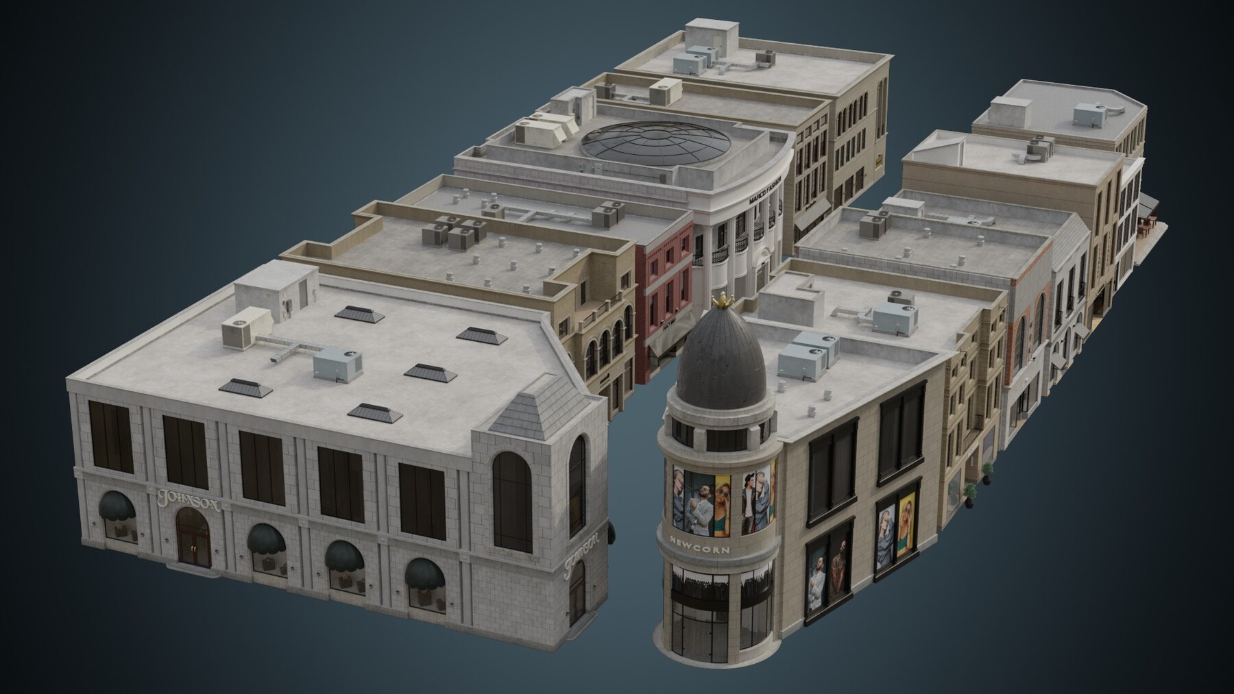 ArtStation - Buildings Collection 3 | Game Assets