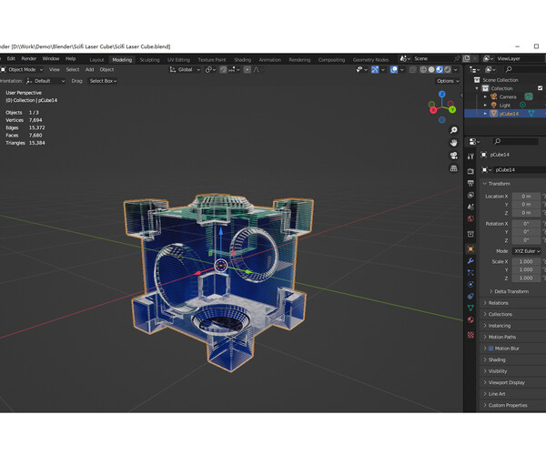 ArtStation - Science Fiction Future Cube | Resources