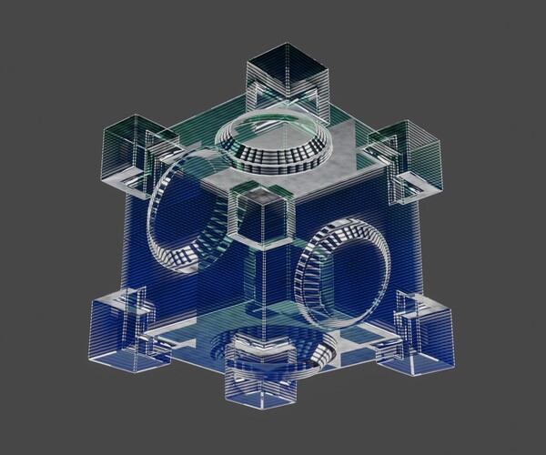 ArtStation - Science Fiction Future Cube | Resources