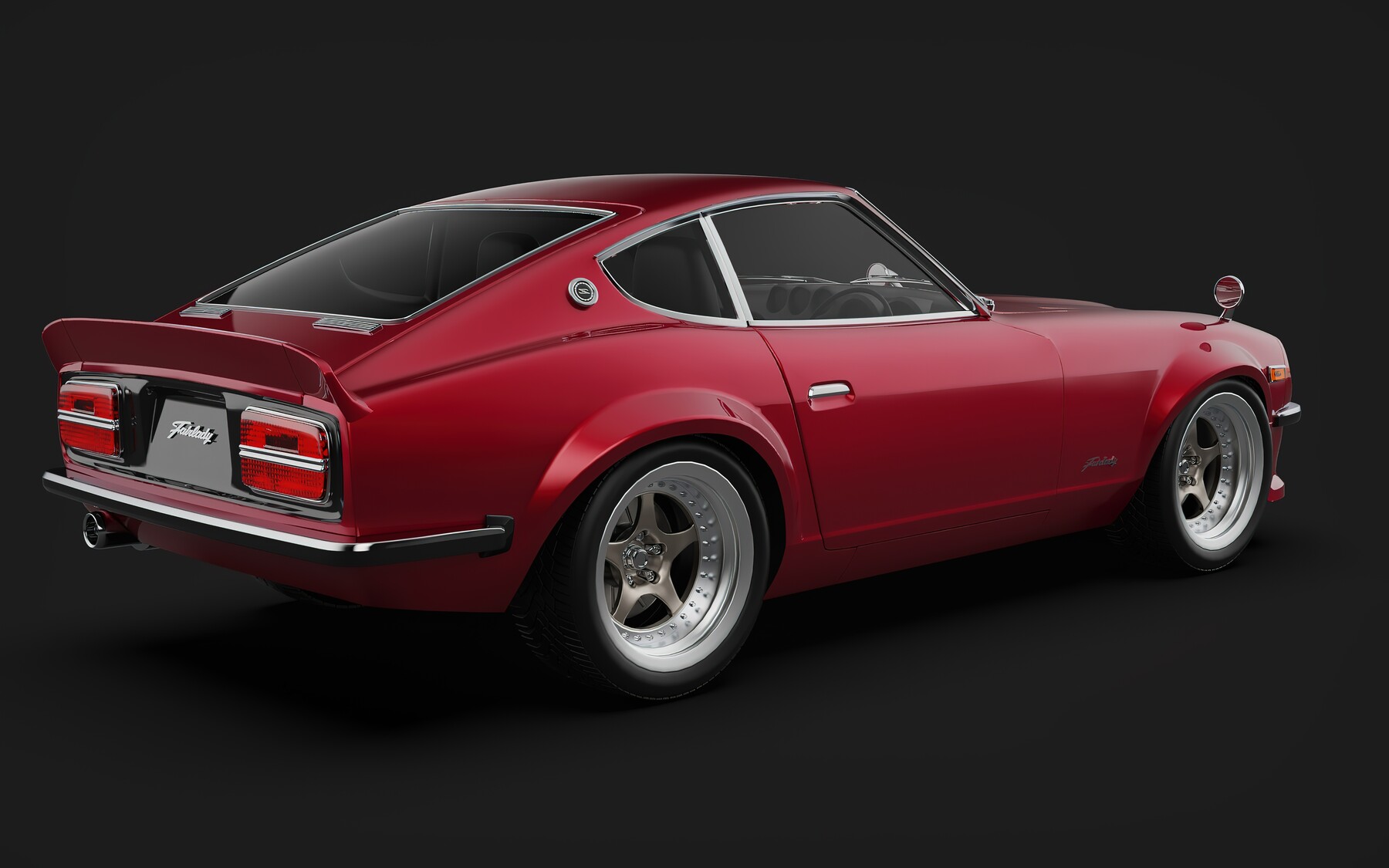 Artstation Nissan Fairlady Z 1969 Game Assets