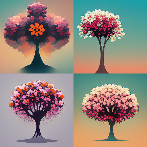 ArtStation - Colorful Tree | Artworks