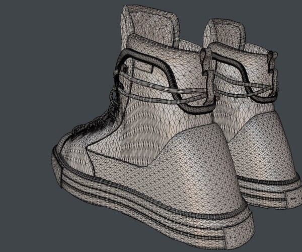 ArtStation - Converse All Star Chuck Taylor Shoes Low-poly | Game Assets