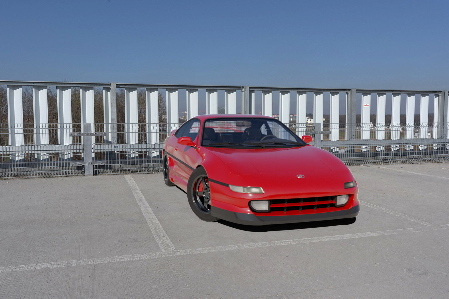 ArtStation - Toyota MR2 SW20 Rev. 2 (1993) - Free 3D Model | Resources
