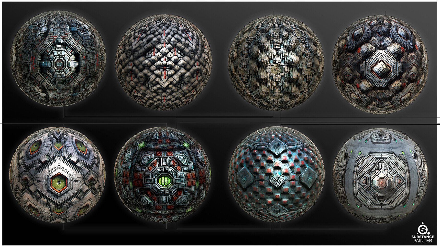 ArtStation - 50 High Quality Sci-Fi Material Bundle | Resources