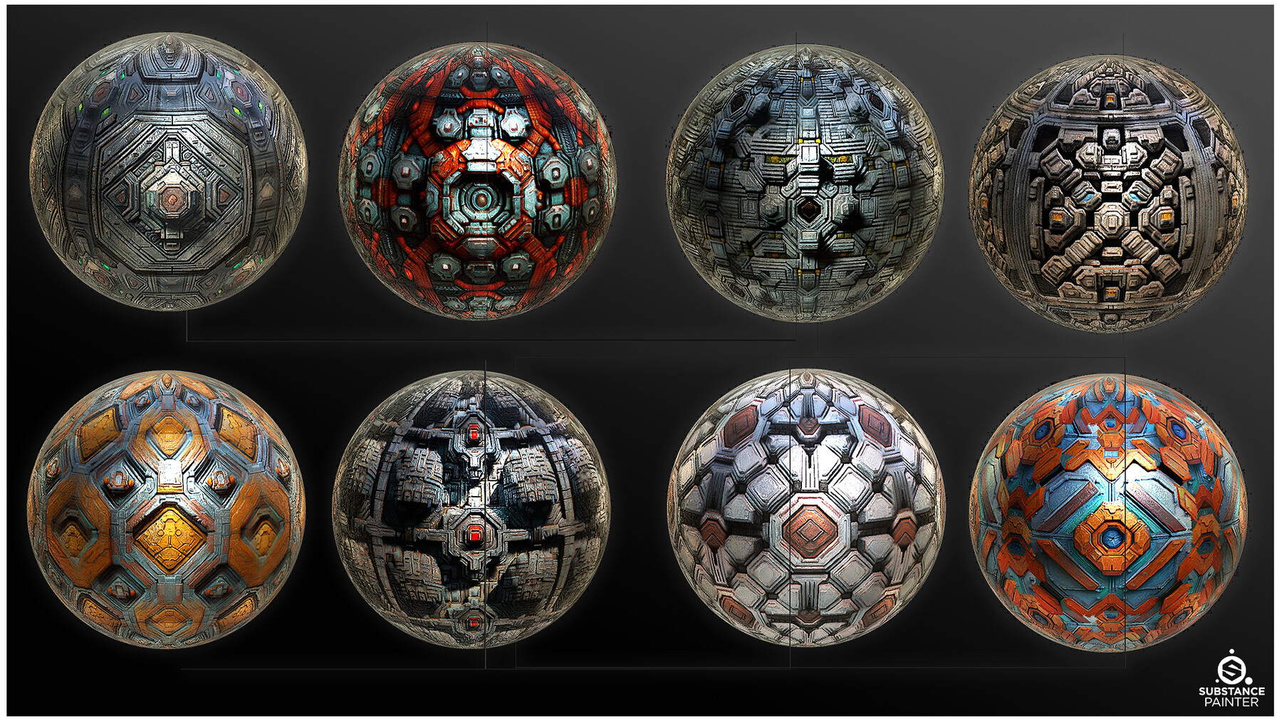 ArtStation - 50 High Quality Sci-Fi Material Bundle | Resources