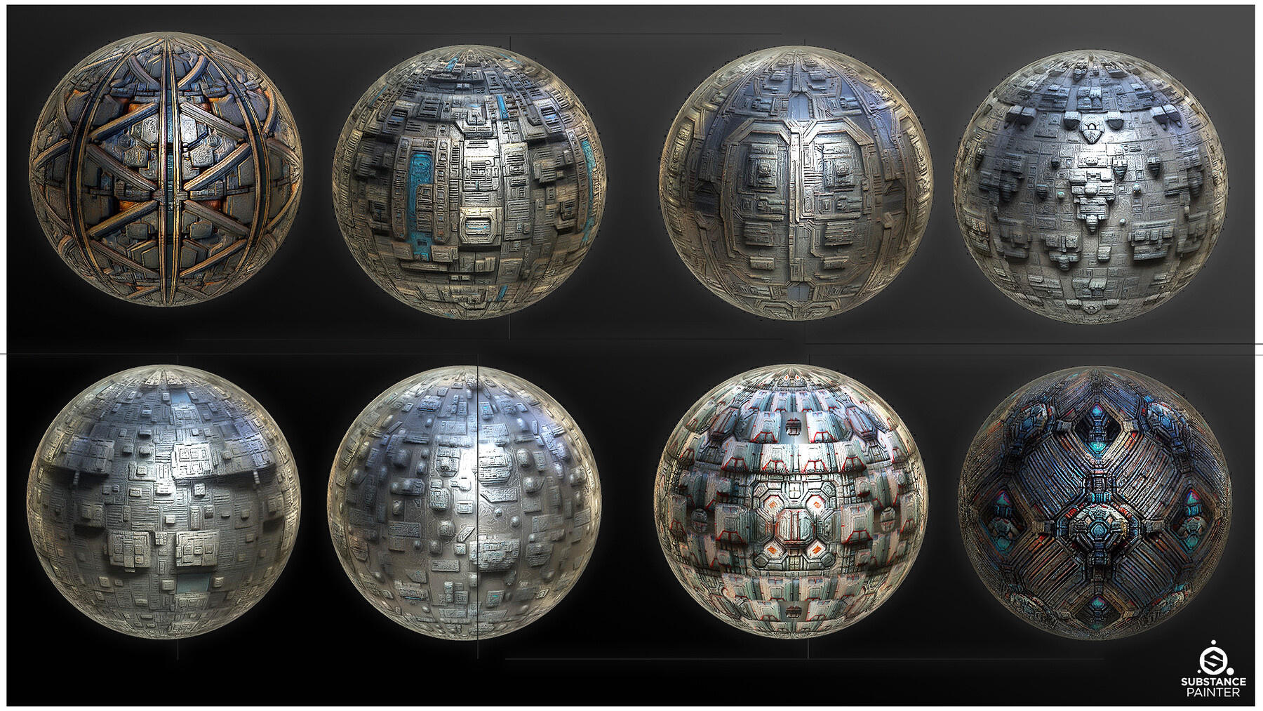 ArtStation - 50 High Quality Sci-Fi Material Bundle | Resources