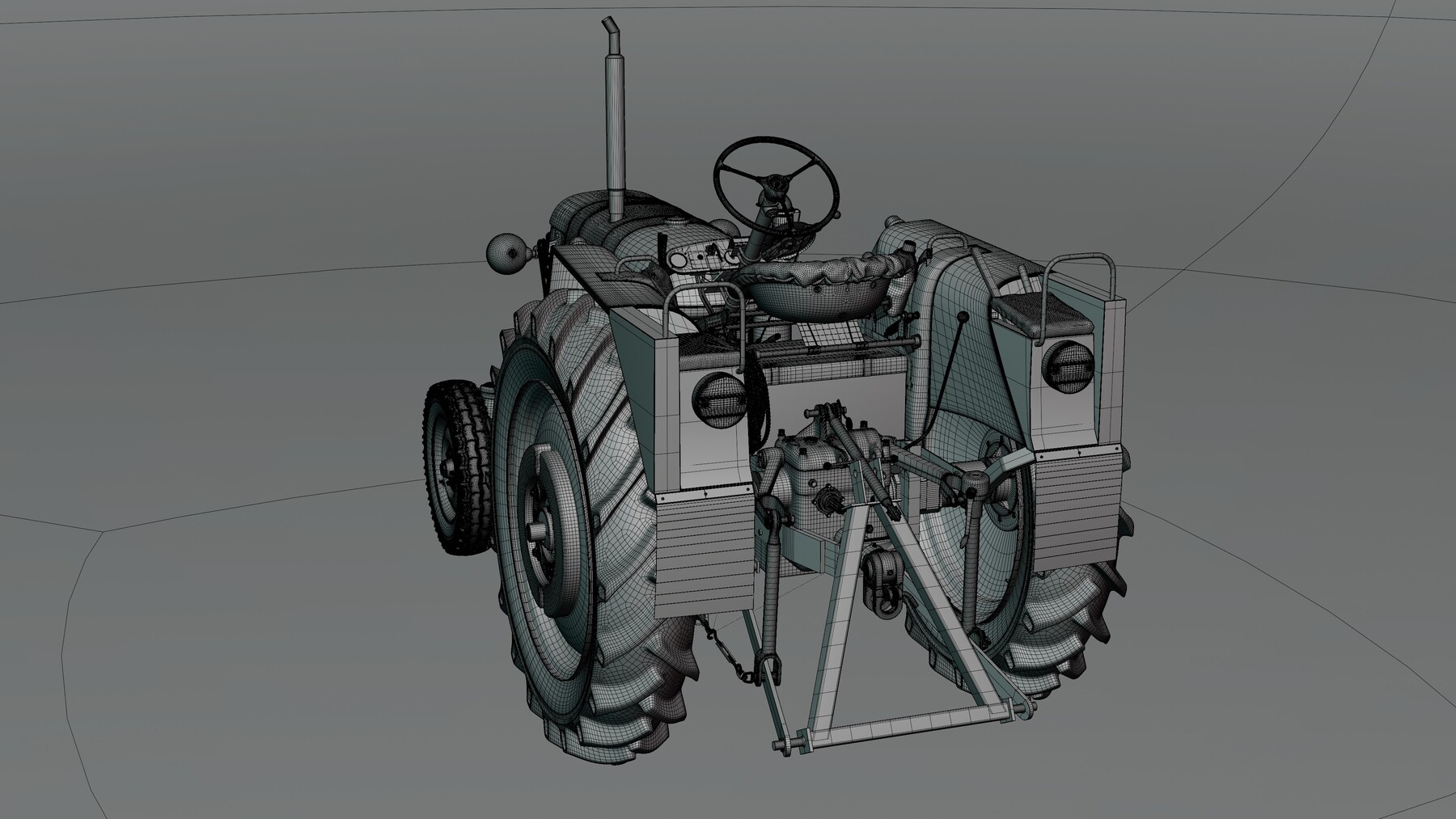 ArtStation - Tractor Zetor 25K - PBR full textured 3D model, high detailed, various model ...