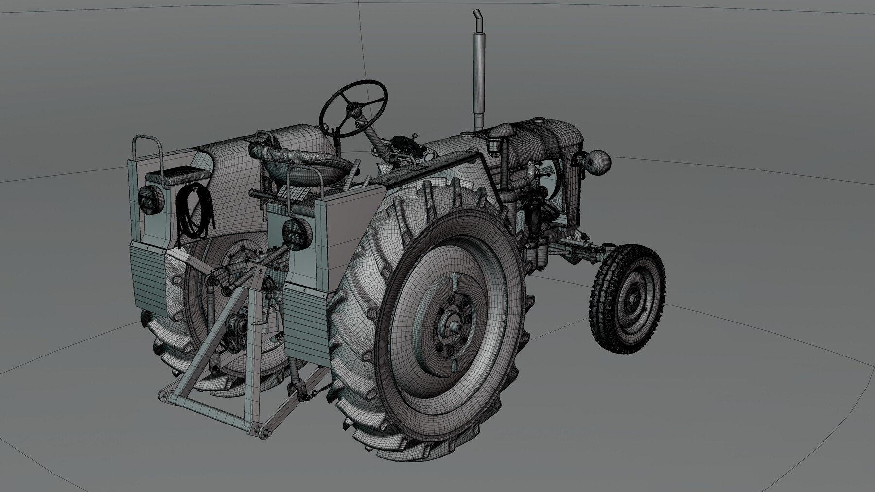 ArtStation - Tractor Zetor 25K - PBR full textured 3D model, high detailed, various model ...