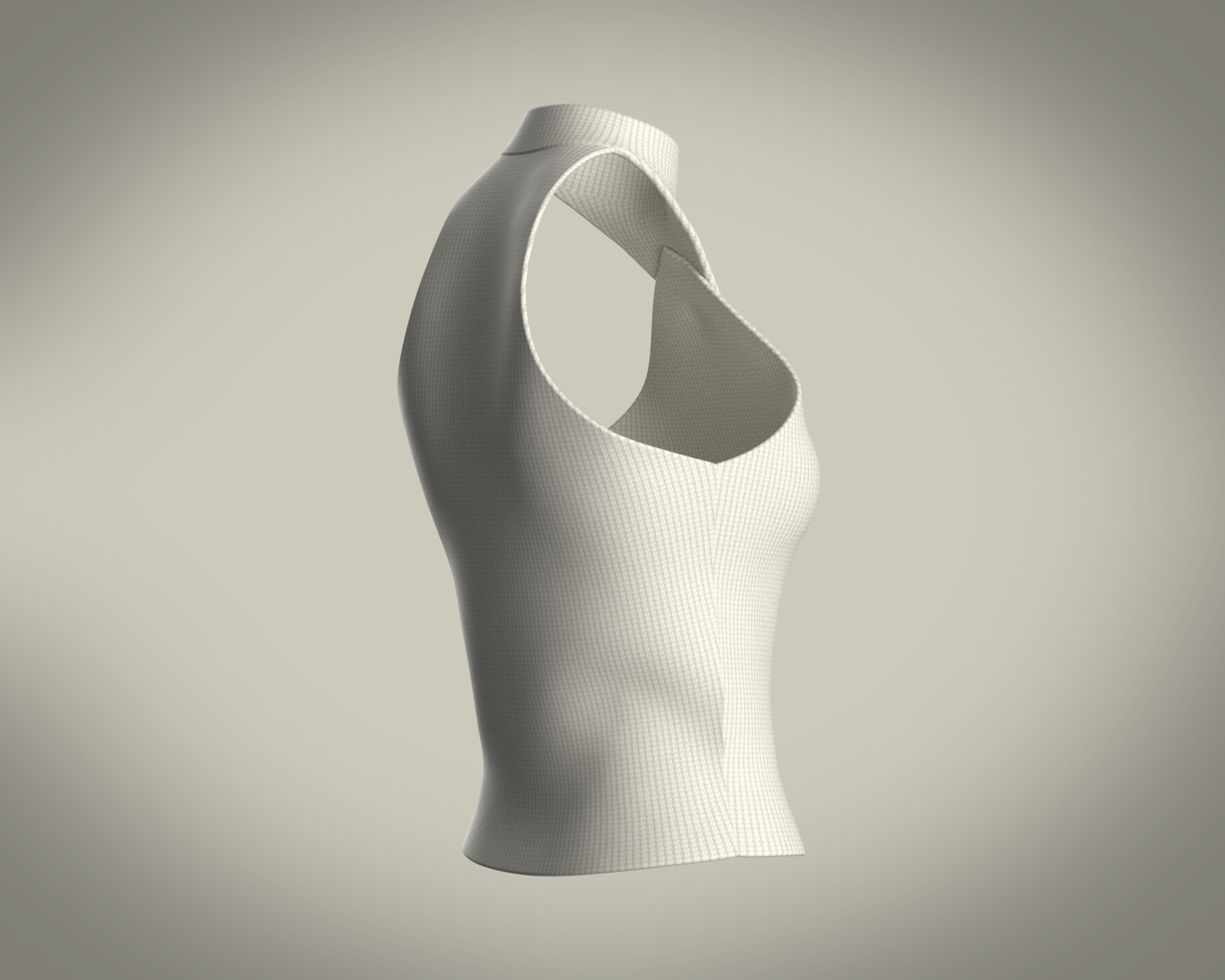 ArtStation - Girls twist front knitted top | Resources