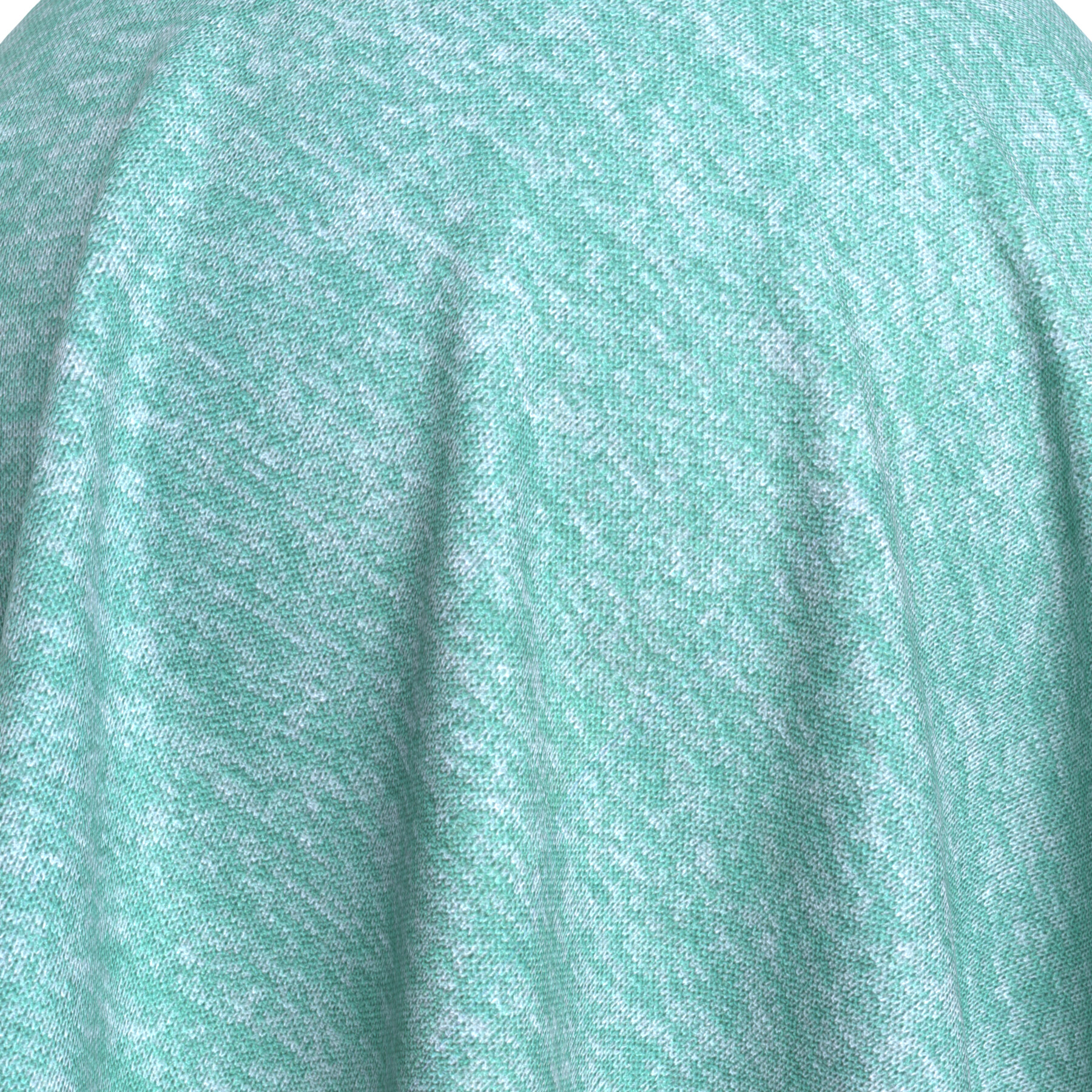 ArtStation - Knit Jersey Cyan Green Colored Heather Fabric | Game Assets