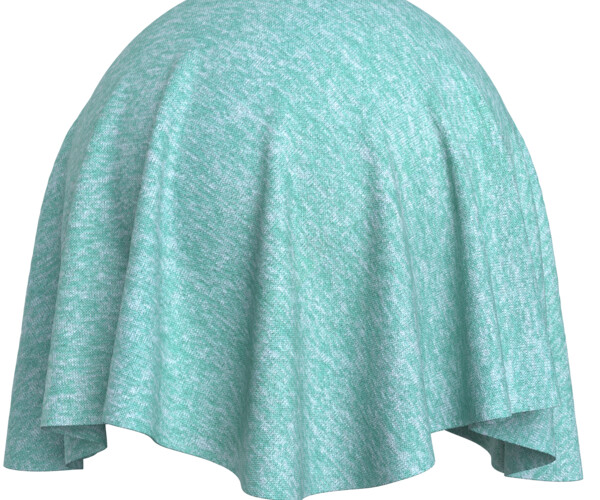 ArtStation - Knit Jersey Cyan Green Colored Heather Fabric | Game Assets