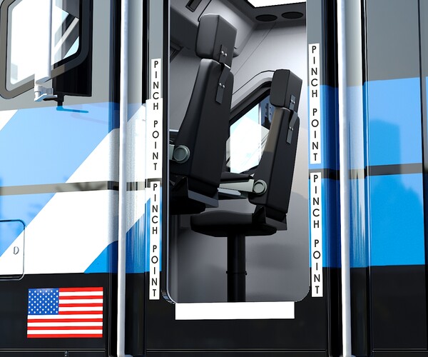 ArtStation - ALC-42 AMTRAK with Interior | Game Assets