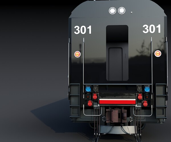 ArtStation - ALC-42 AMTRAK with Interior | Game Assets