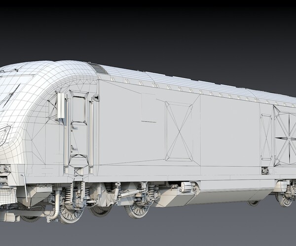 ArtStation - ALC-42 AMTRAK with Interior | Game Assets