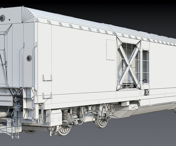 ArtStation - ALC-42 AMTRAK with Interior | Game Assets