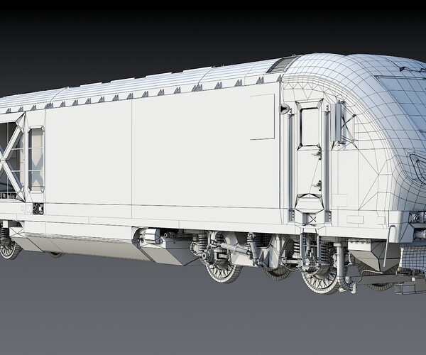 ArtStation - ALC-42 AMTRAK with Interior | Game Assets