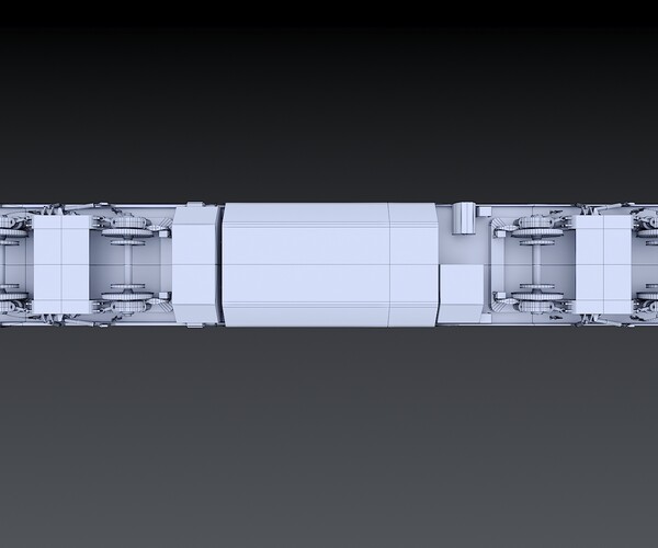 ArtStation - ALC-42 AMTRAK with Interior | Game Assets