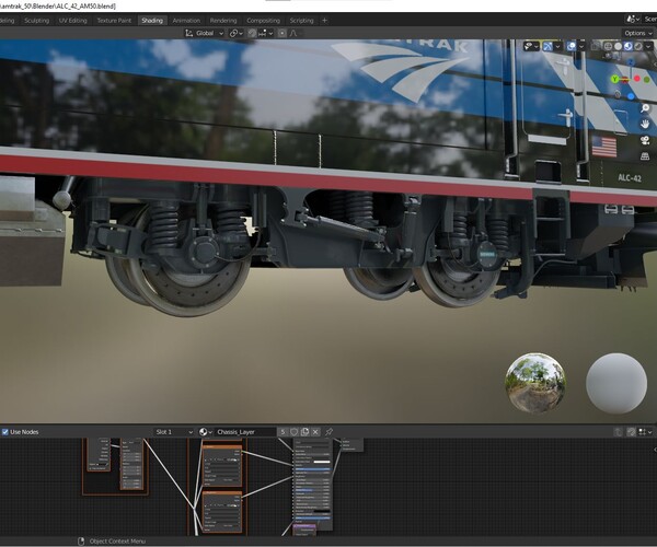 ArtStation - ALC-42 AMTRAK with Interior | Game Assets