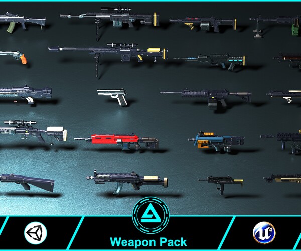 ArtStation - Weapon Pack | Game Assets
