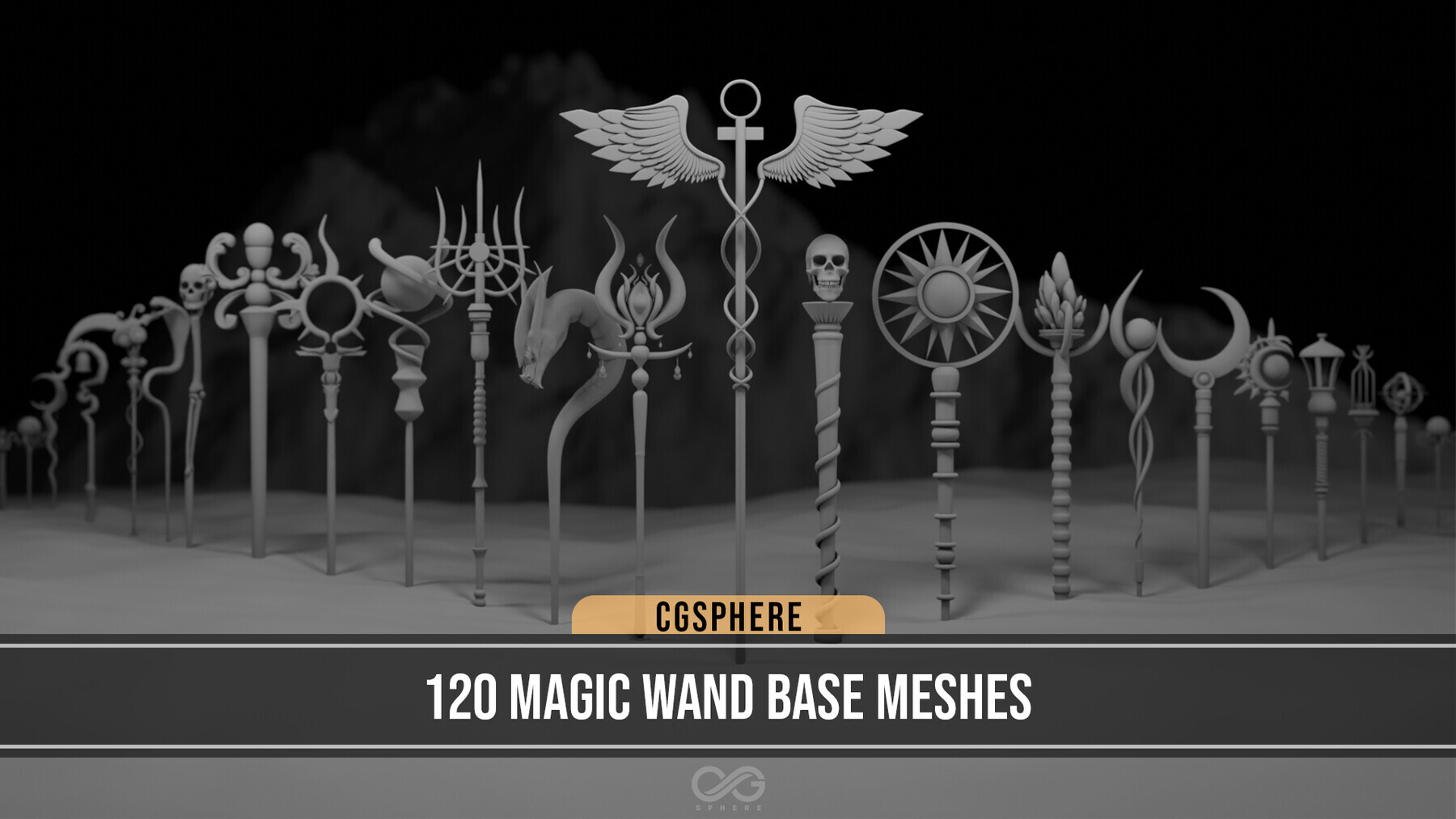 ArtStation - 820 Weapon Basemeshes ( CGSphere Weapon Bundle ) 60% OFF * Commercial License ...