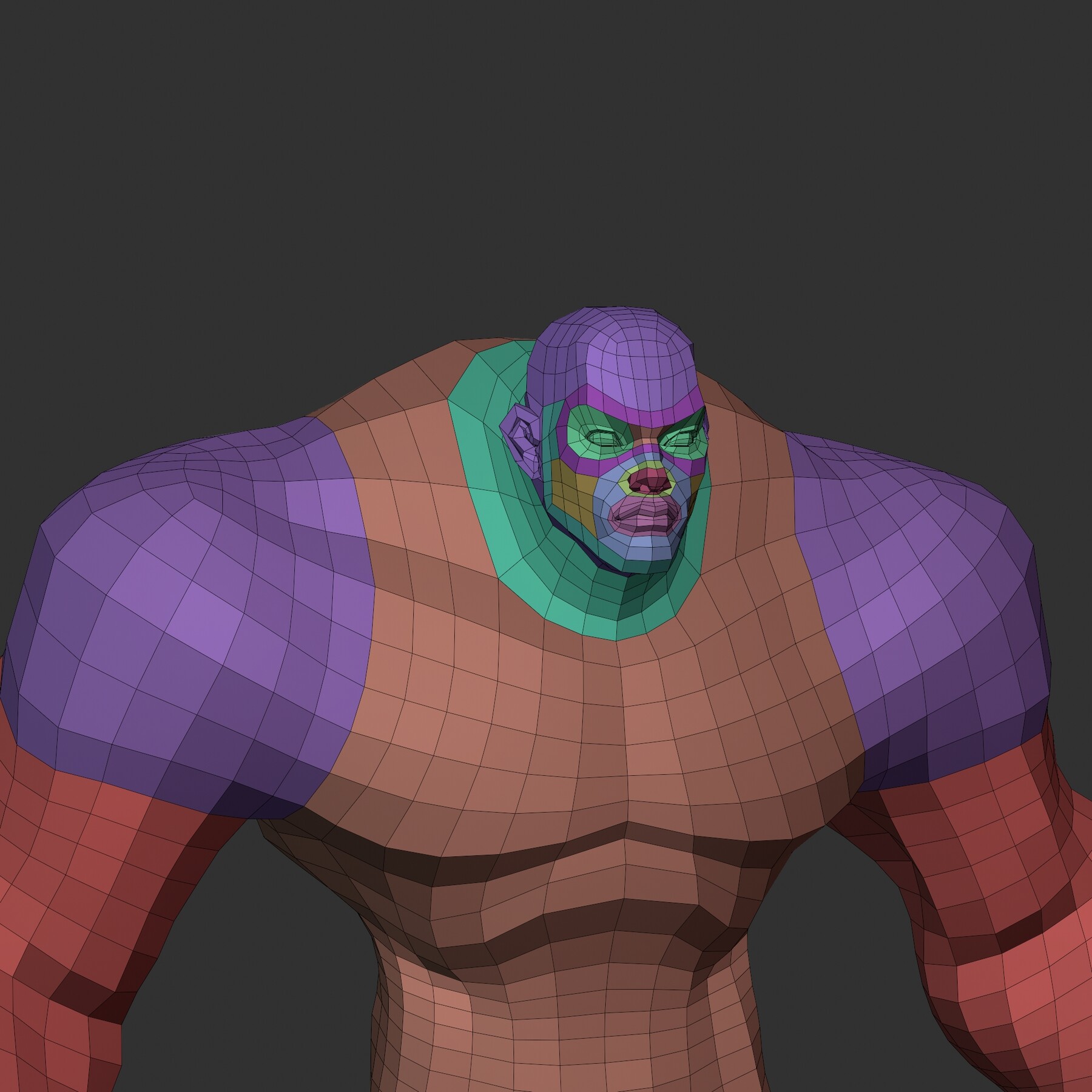 ArtStation - Stylized Lowpoly Bulky Basemesh | Resources