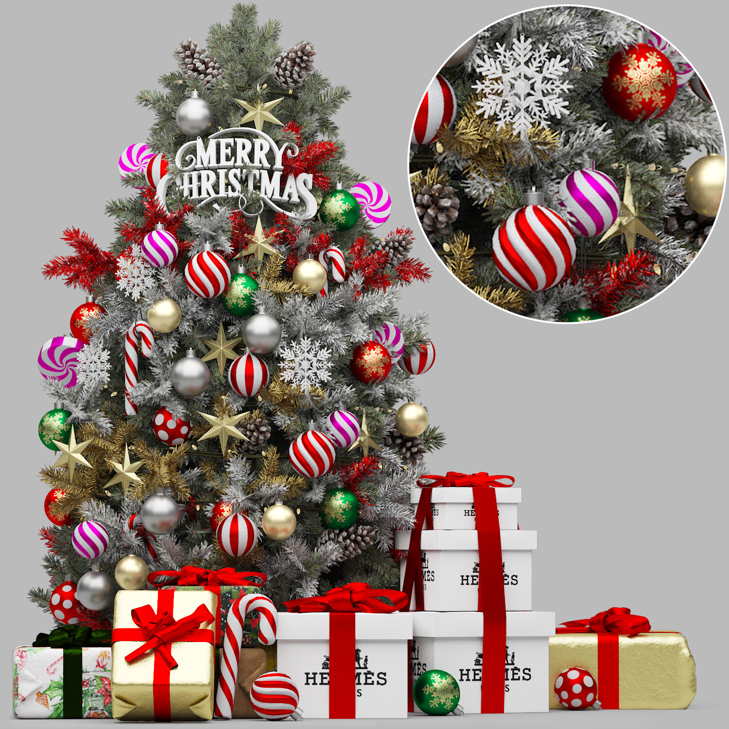 ArtStation - christmas tree 01 | Resources