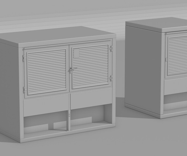 ArtStation - E10's Electrical Box #01 | Game Assets