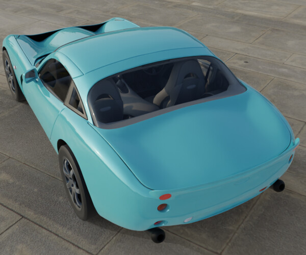 ArtStation - TVR Tuscan S with Engine Sounds | Game Assets