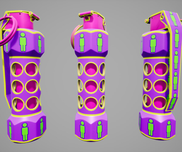ArtStation - Flash Grenade - Plus extra skins | Game Assets