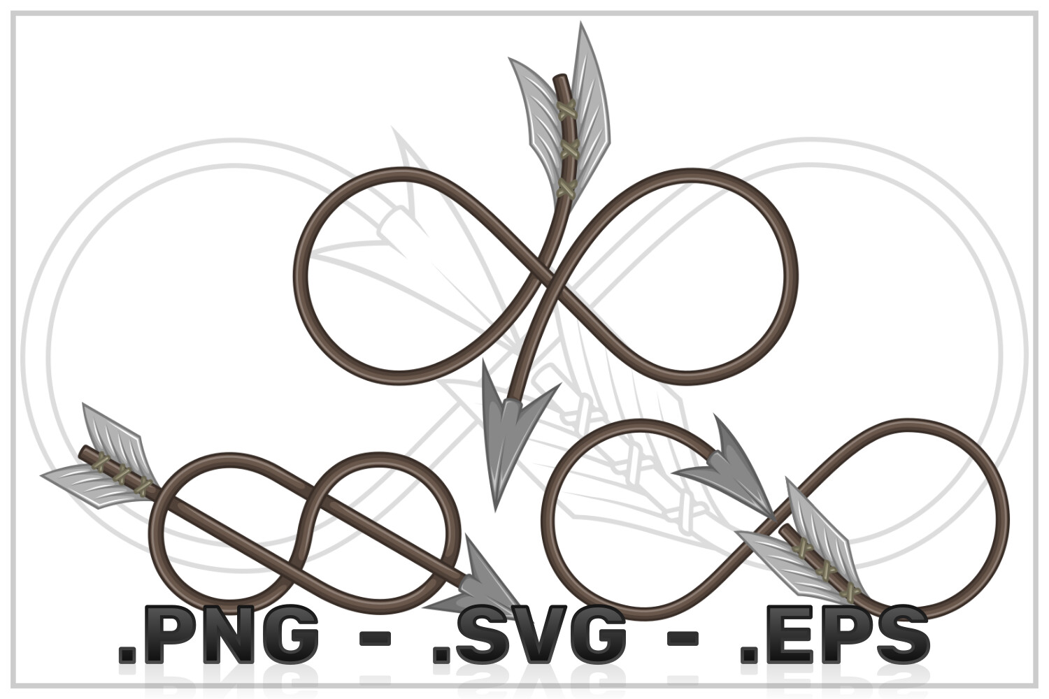 ArtStation - Vector Design Of Arrow In The Shape Of Infinity | Artworks