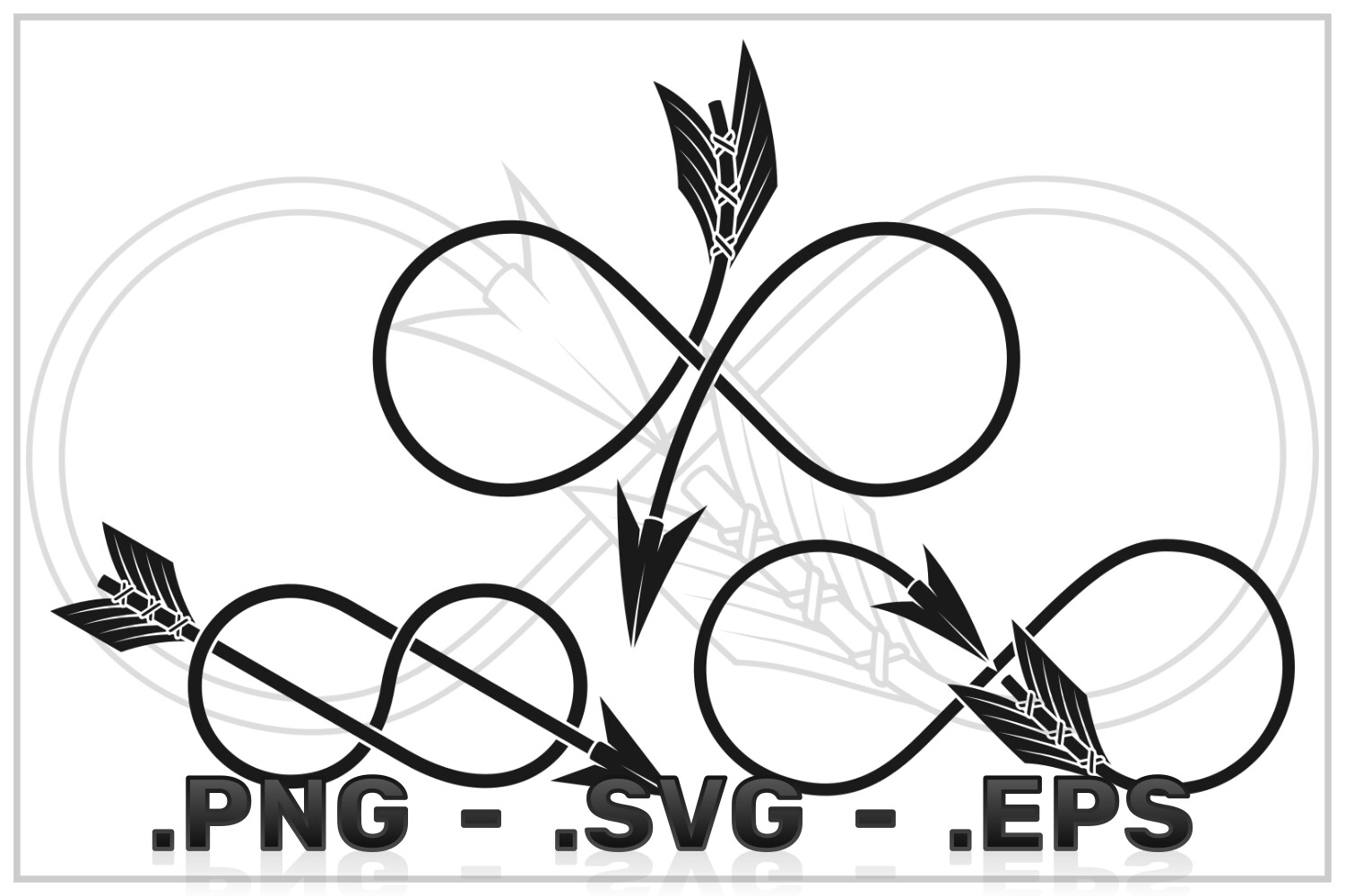 ArtStation - Vector Design Of Arrow In The Shape Of Infinity | Artworks