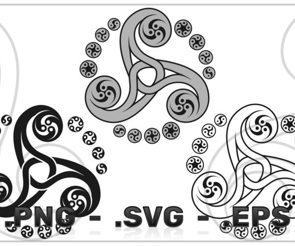 ArtStation - Triskelion Symbol Vector Design | Artworks