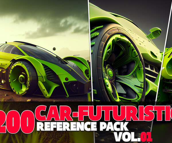 ArtStation - 200 Car Reference Pack Vol.01 | Artworks