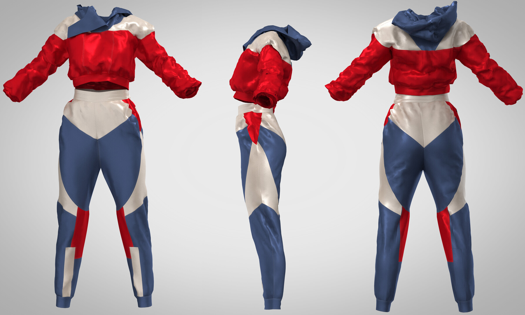 ArtStation - Fashionable bright tracksuit . | Game Assets