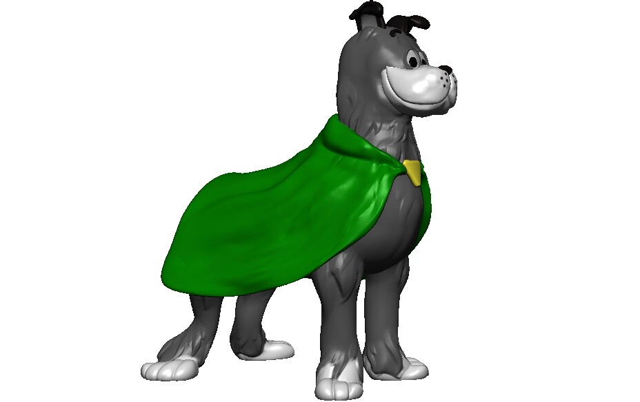 ArtStation - Wonder Dog. DC Direct scaled action figure. Super Friends ...