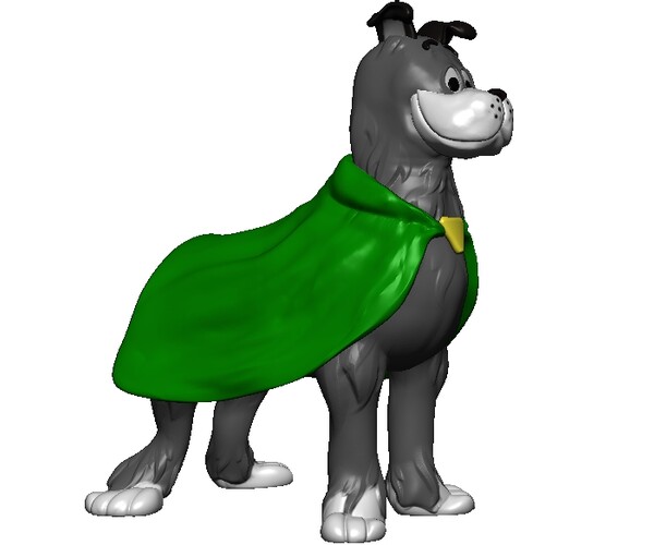 ArtStation - Wonder Dog. DC Direct scaled action figure. Super Friends ...