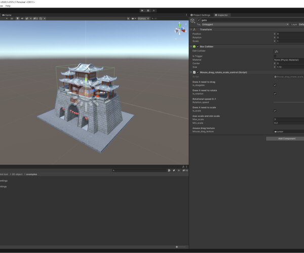 Artstation Unity Tool Model Control Game Assets