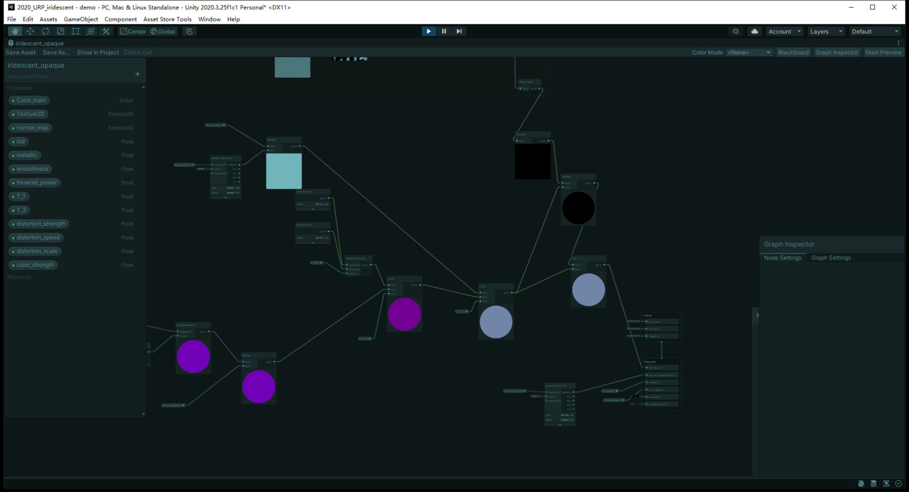 ArtStation - Unity VFX - Iridescent Effect | Game Assets
