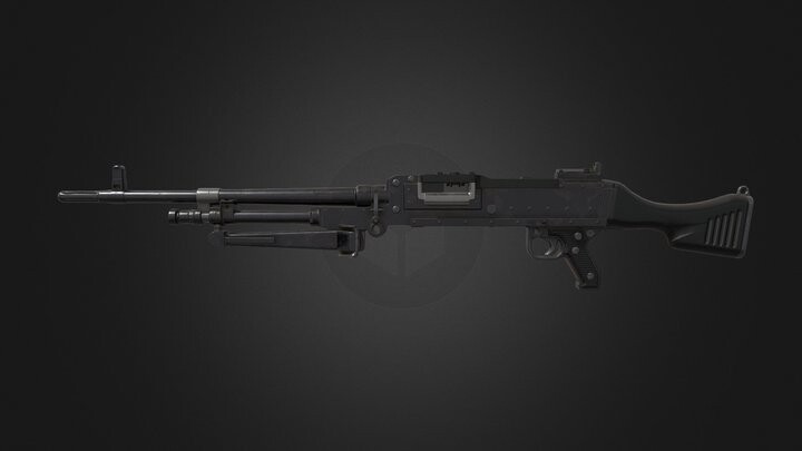 ArtStation - High Detail GPMG with extra skins | Game Assets