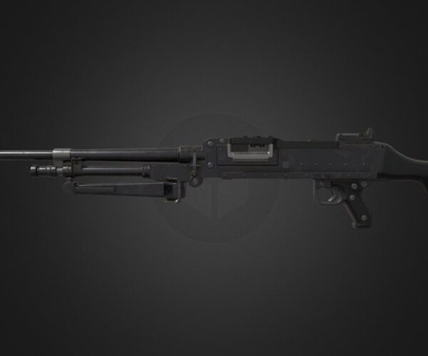 ArtStation - High Detail GPMG with extra skins | Game Assets