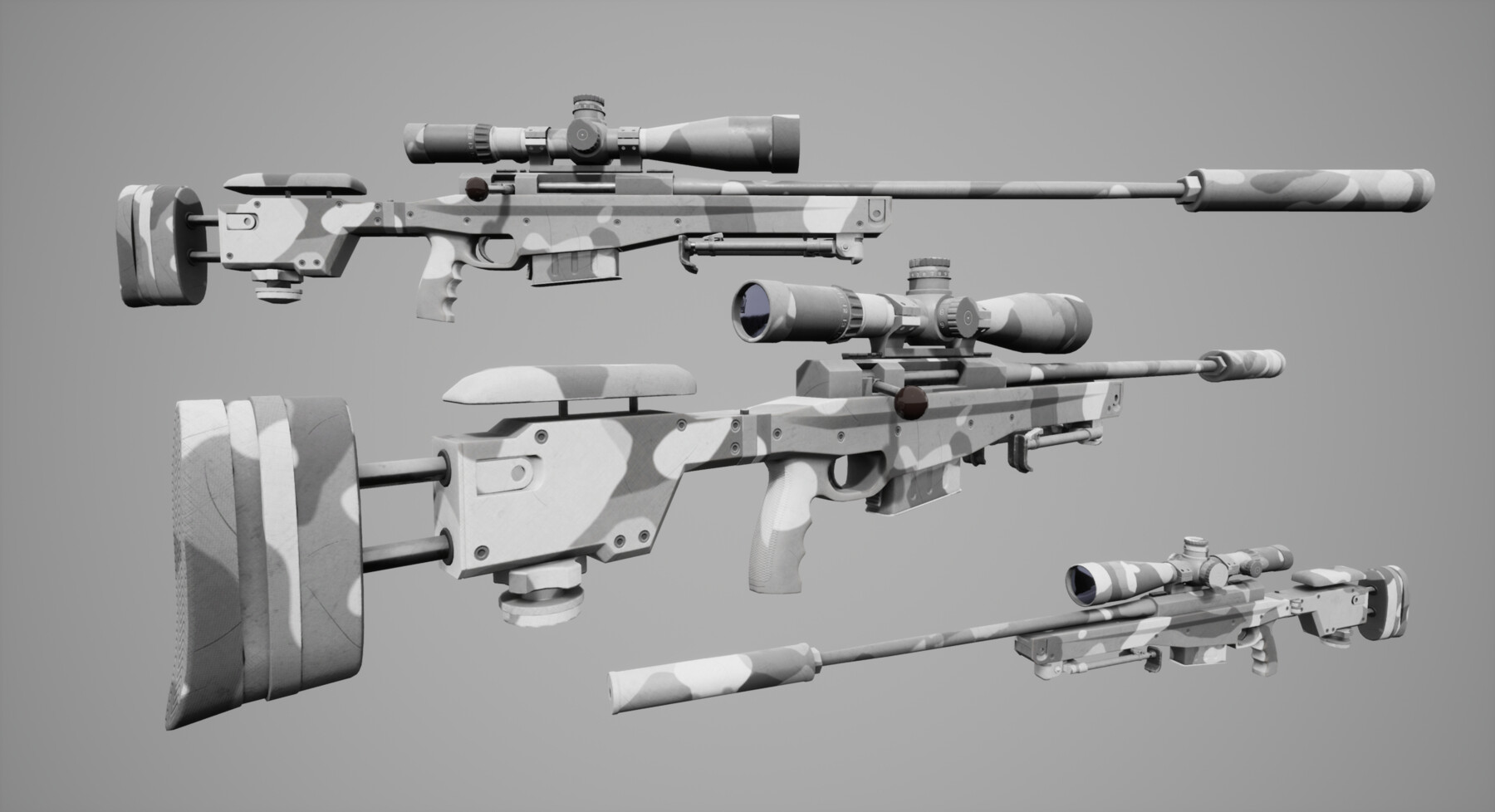 ArtStation - C1080 Sniper - Plus extra skins | Game Assets