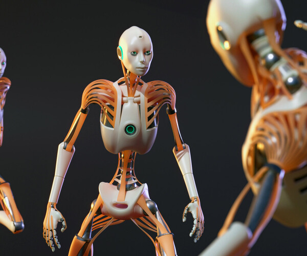 ArtStation - Robot_01 - Free Animated Model | Resources