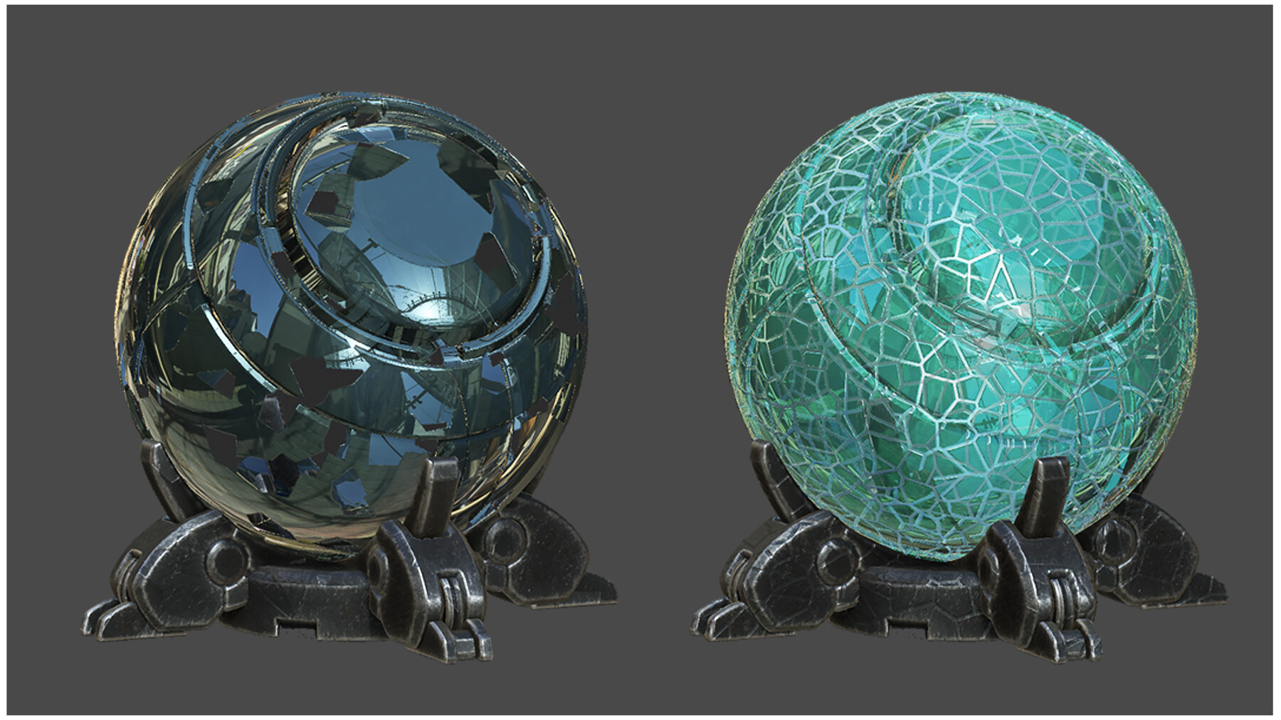 ArtStation - 10 Glass Smart Materials for Adobe Substance Painter ...