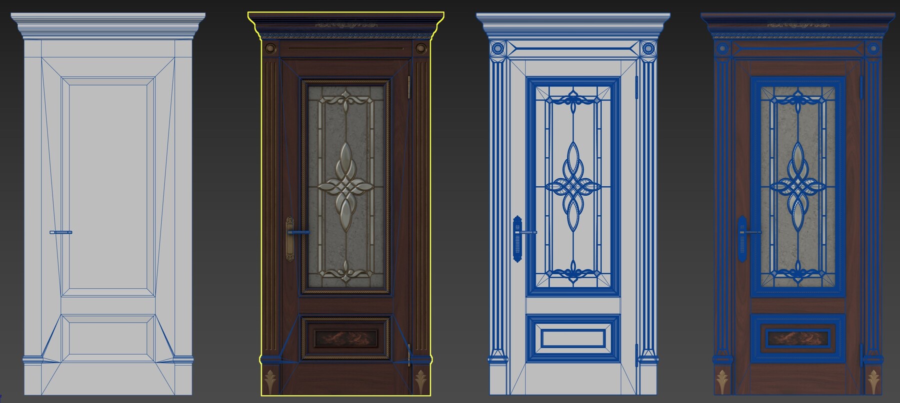 ArtStation - Classic doors | Game Assets