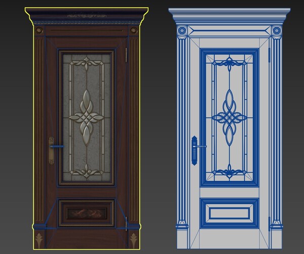 ArtStation - Classic doors | Game Assets