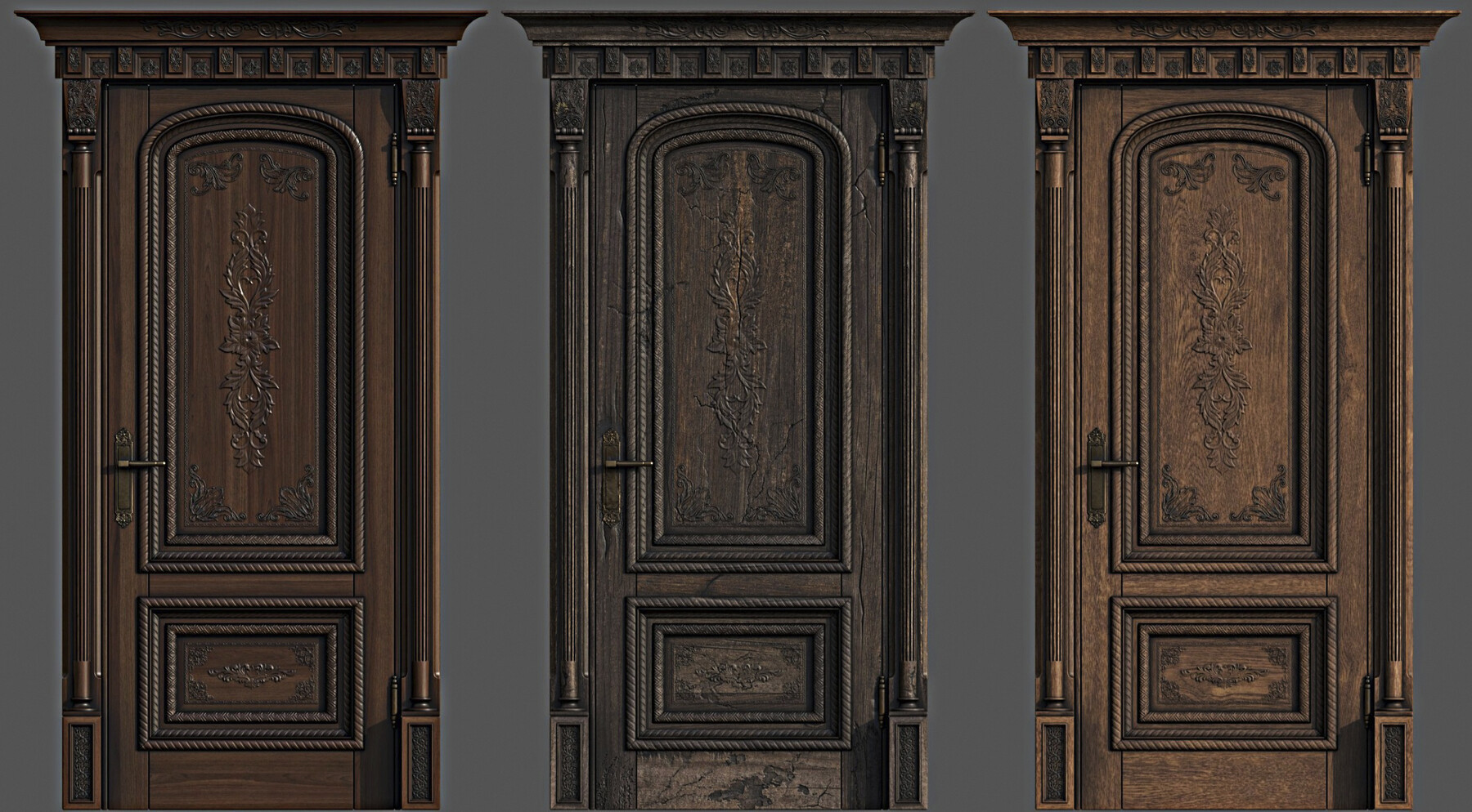 ArtStation - Classic doors | Game Assets